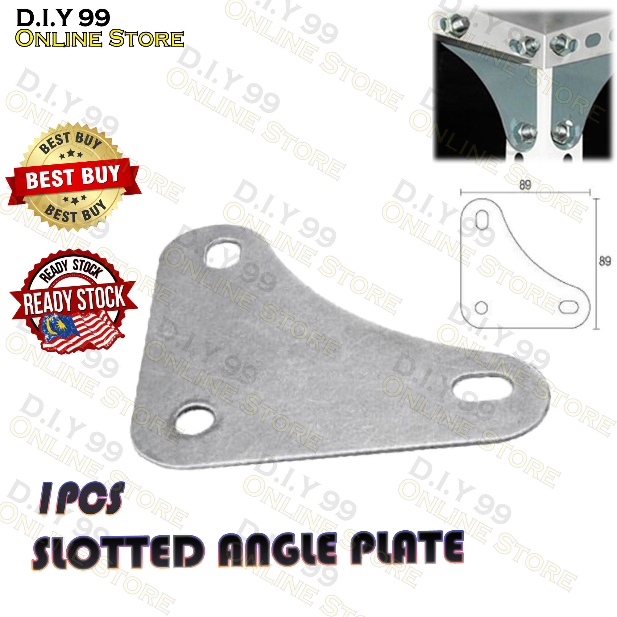 Slotted Angle Corner Plate Corner Plate Rack for Slotted Angle Bar ...