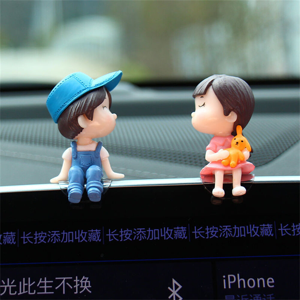 Auto Parts Auto Interior Center Console Dashboard Figure Creative Cute ...