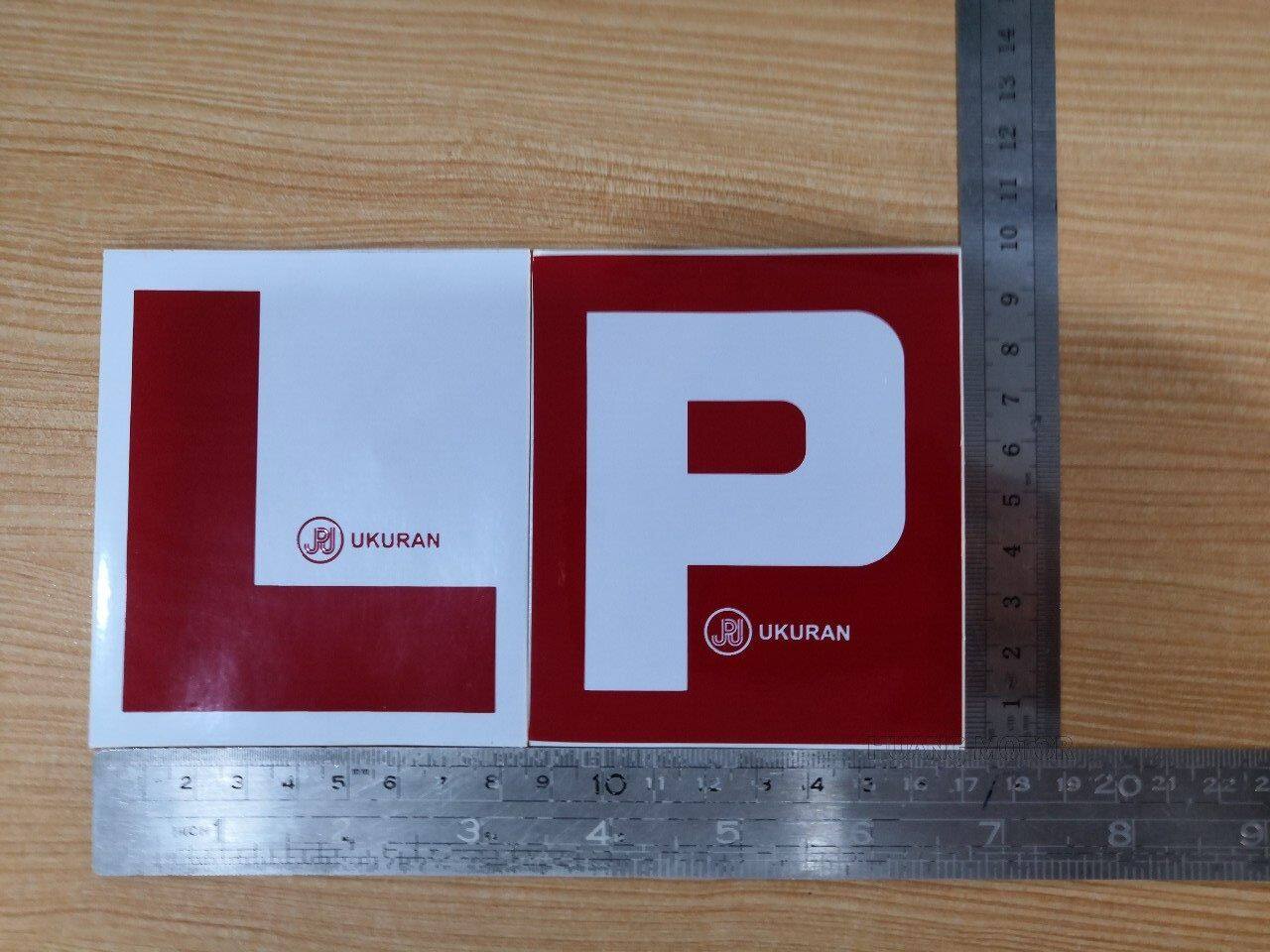 Sticker Lesen L & Lesen P Ukuran JPJ 1Set | Lazada