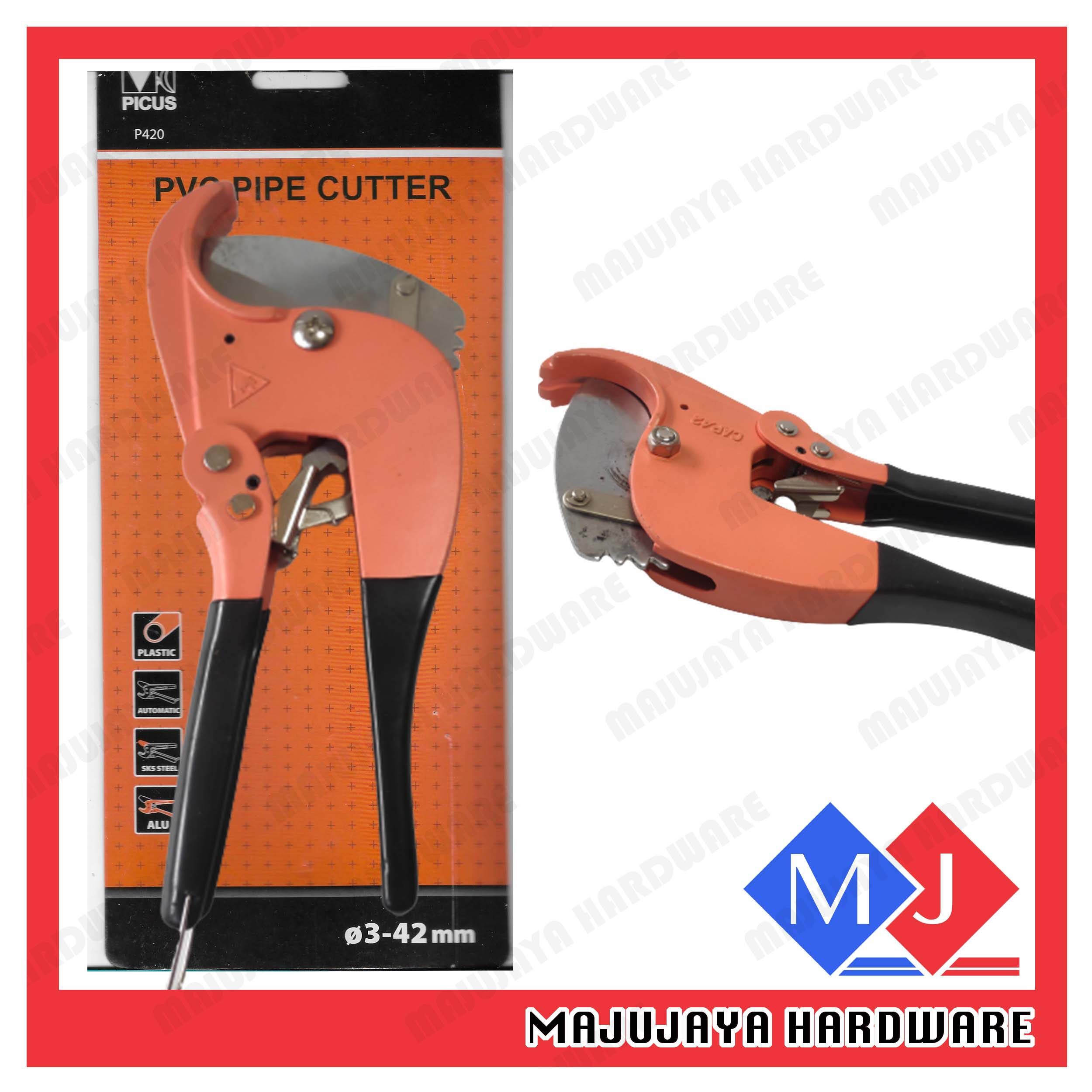 PICUS HEAVY DUTY Automatic Vinyl PVC Plstic Hose Pipe Cutter Gunting ...