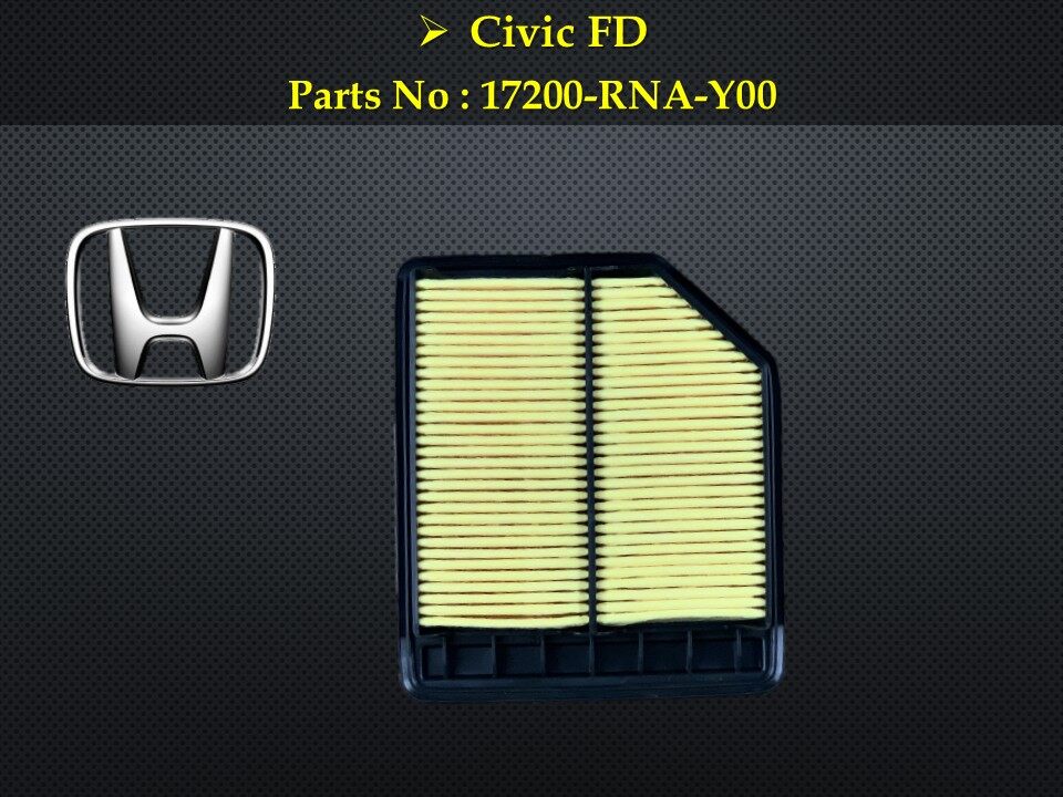 Honda - Civic FD Air Filter 17220-RNA-Y00 | Lazada