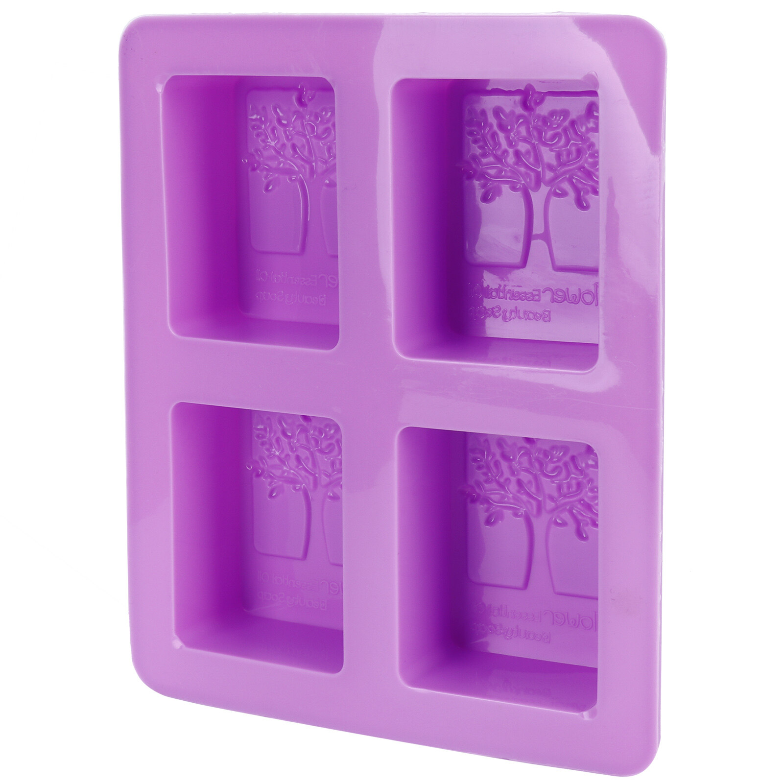 4 ‑Gird ซิลิโคน Hand‑Made แม่พิมพ์สบู่ High - Temp Resistant อบเค้กแบบ ...