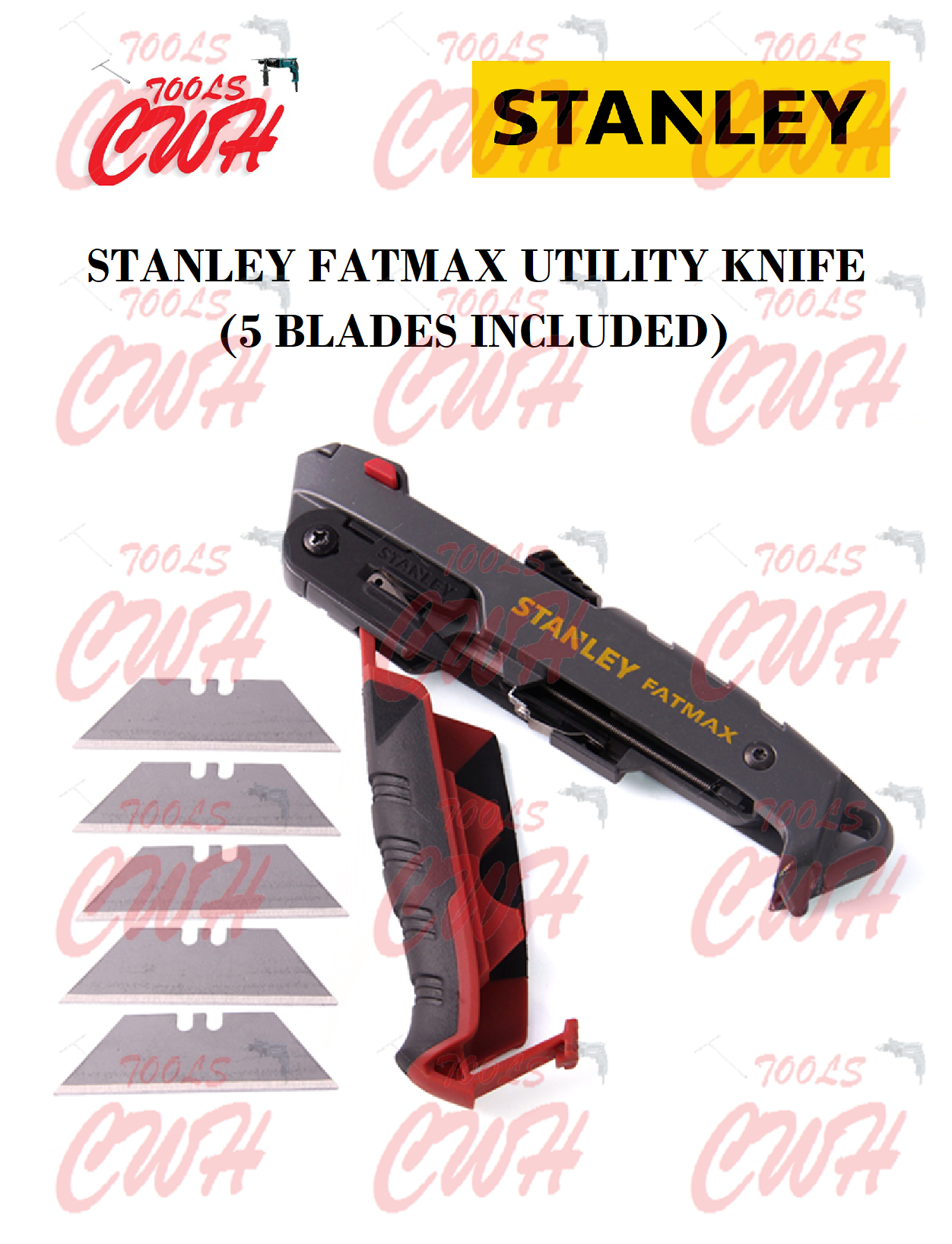 STANLEY FATMAX SELF RETRACTING SAFETY UTILITY BLADE 10-242 10242 KNIFE ...