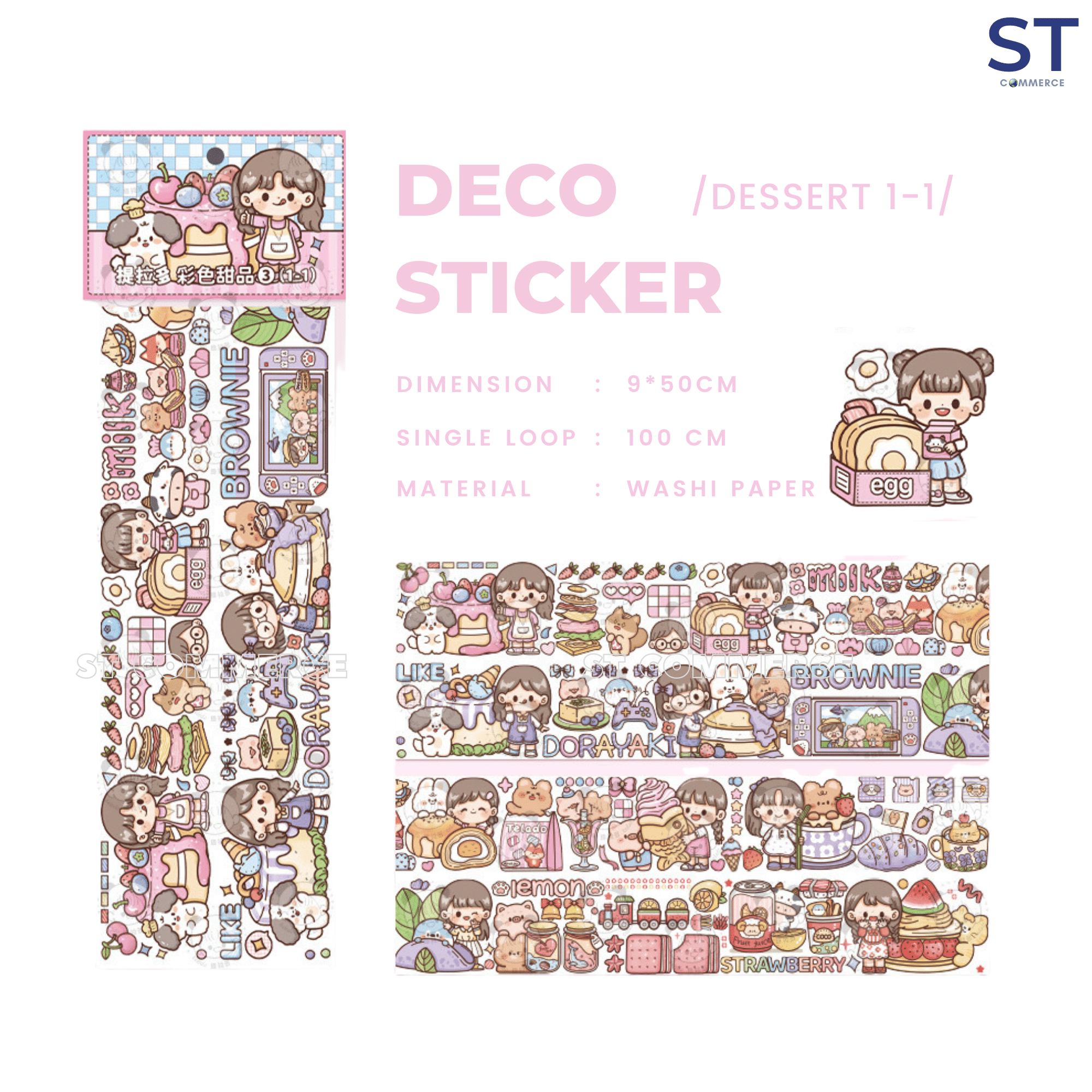 Telado Sticker Washi Paper Stickers Cute Stickers Journal Stickers ...