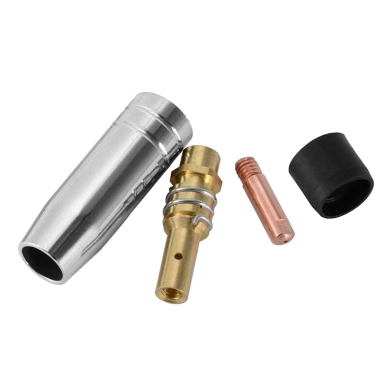 9Pcs/Set 15Ak Mig/Mag Welding Nozzle Contact Tips 0.8X25Mm M6 Gas Connector Holder Set - Tutu ...