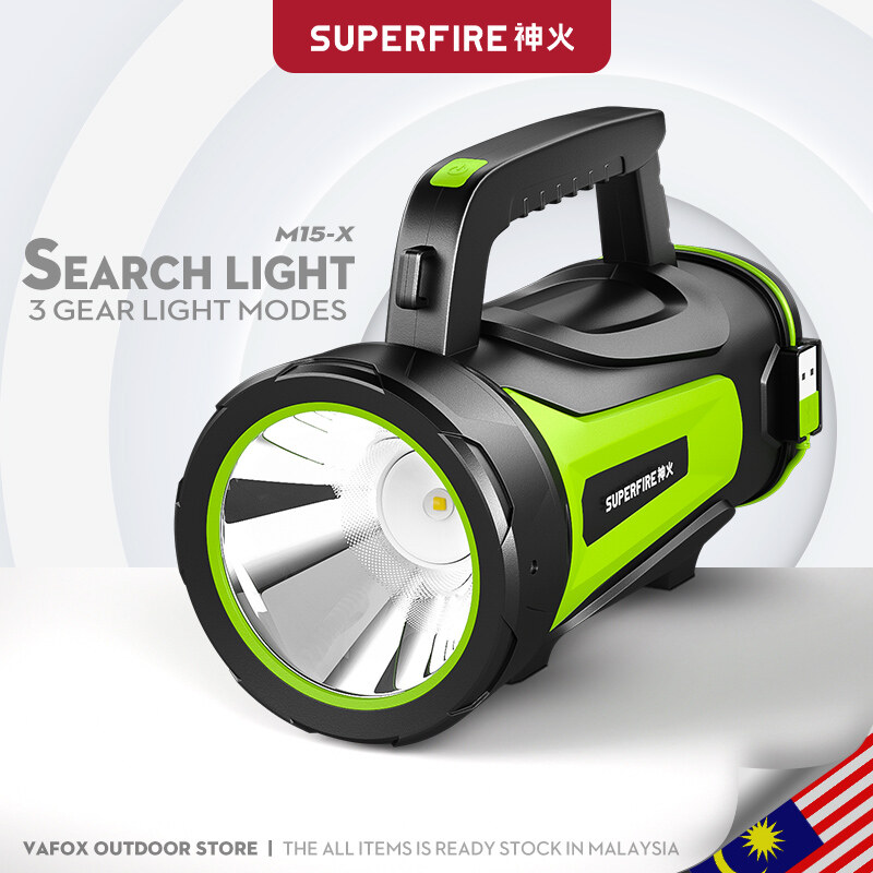 Supfire M15-X Lampu Suluh Terang Super Bright Torch Light Long-shot ...