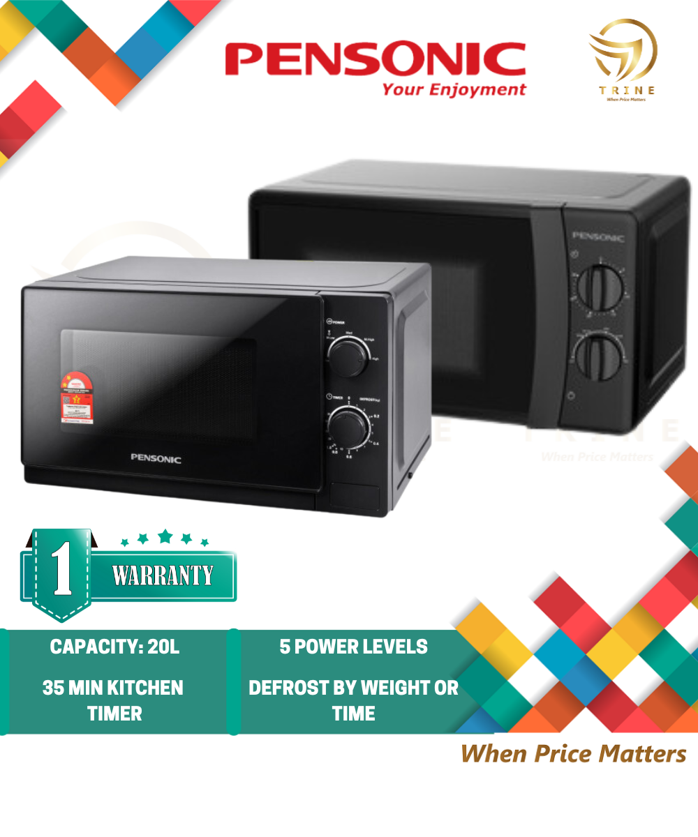 Pensonic Microwave Oven (20L) PMW-2005 / PMW2005 / PMW-2004(BLACK) | Lazada
