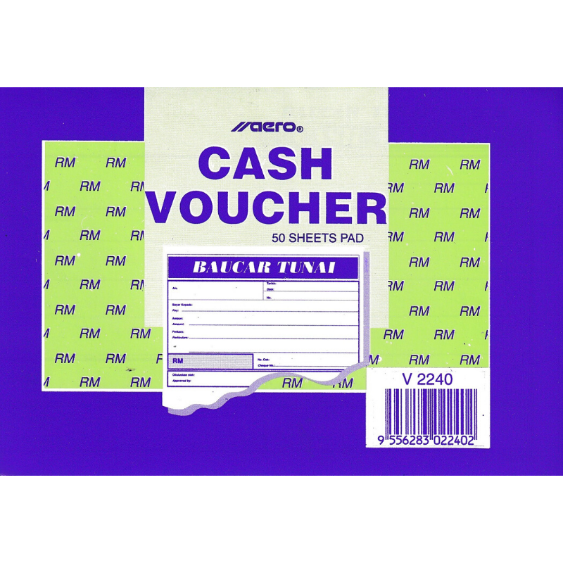 Aero V2240 Cash Voucher 50 Sheets Pad | Lazada