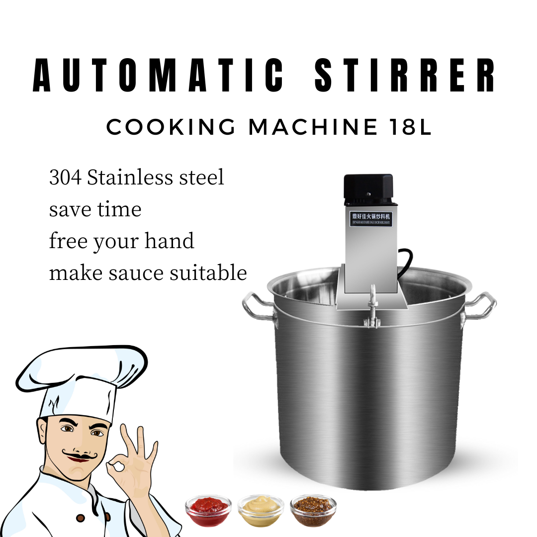 Automatic Sauce Sambal Paste Pes Stir Frying Pot Stirrer Auto Cooking ...