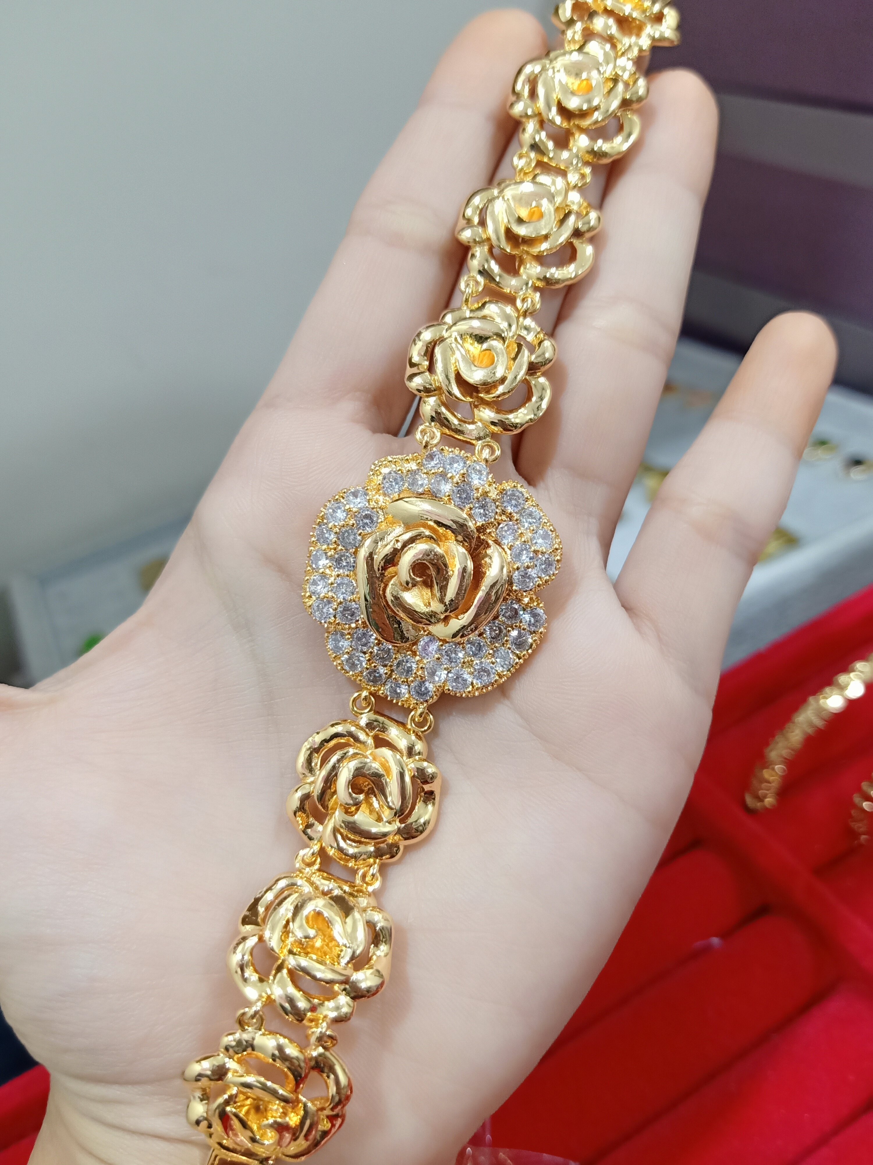 RT BATU BUNGA EMAS SUASA 18K / 375 | Lazada