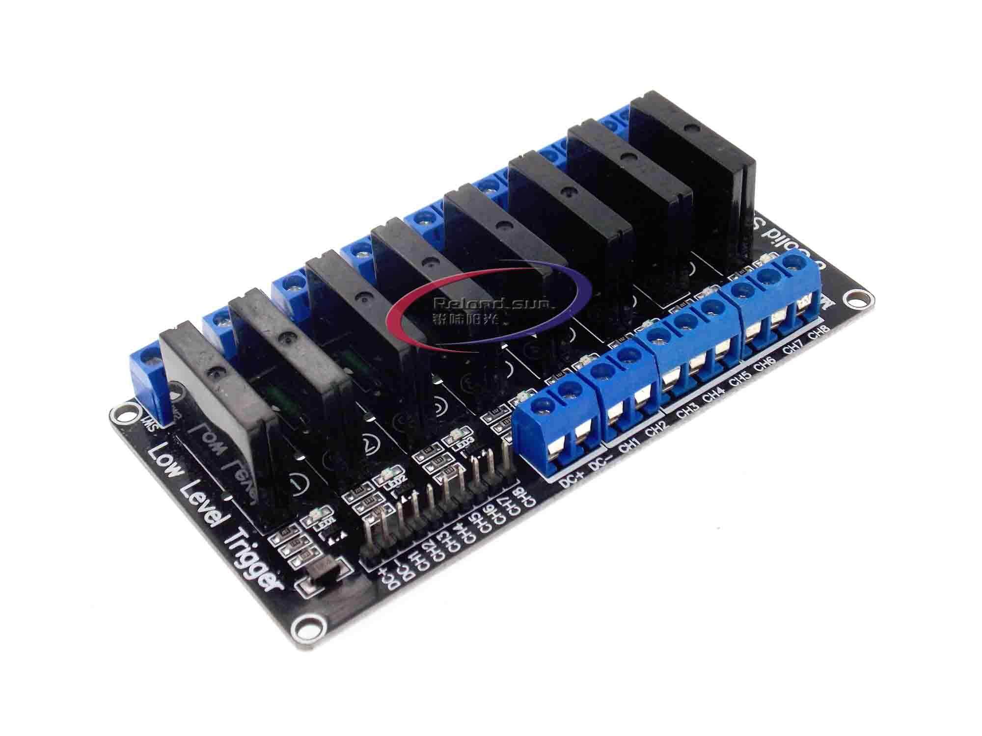 5V 12V 24V Relay Solid State Module 8 Channel DIY 8 Channel 5V DC Relay ...