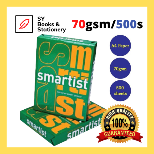 SMARTIST A4 Copier Paper 70Gsm 500's | Lazada