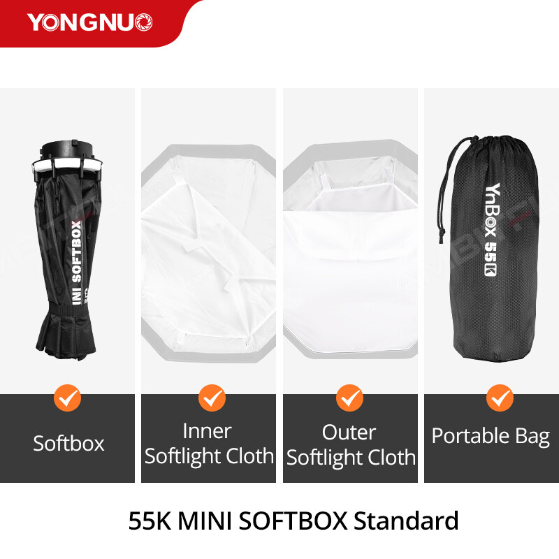 Yongnuo YN55K Octagonal Softbox Quick Release Deep Mouth Parabolic ...