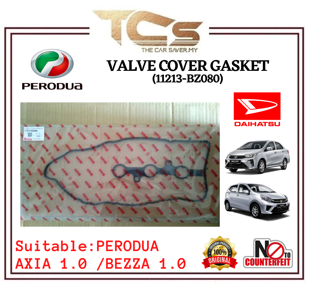 ORIGINAL PERODUA VALVE COVER GASKET-AXIA BEZZA 1.0 (11213-BZ080) | Lazada