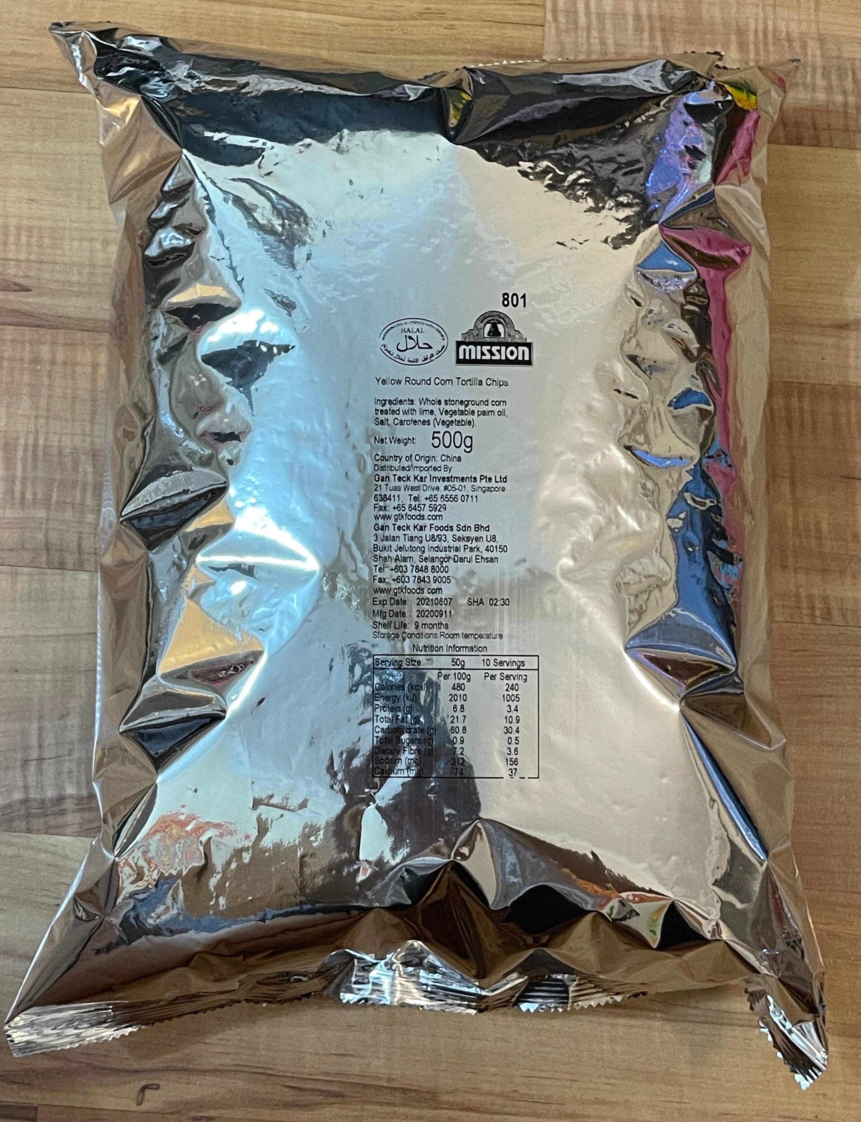 Mission Tortilla/Nacho Corn Chips 500g - Round Yellow Corn | Lazada