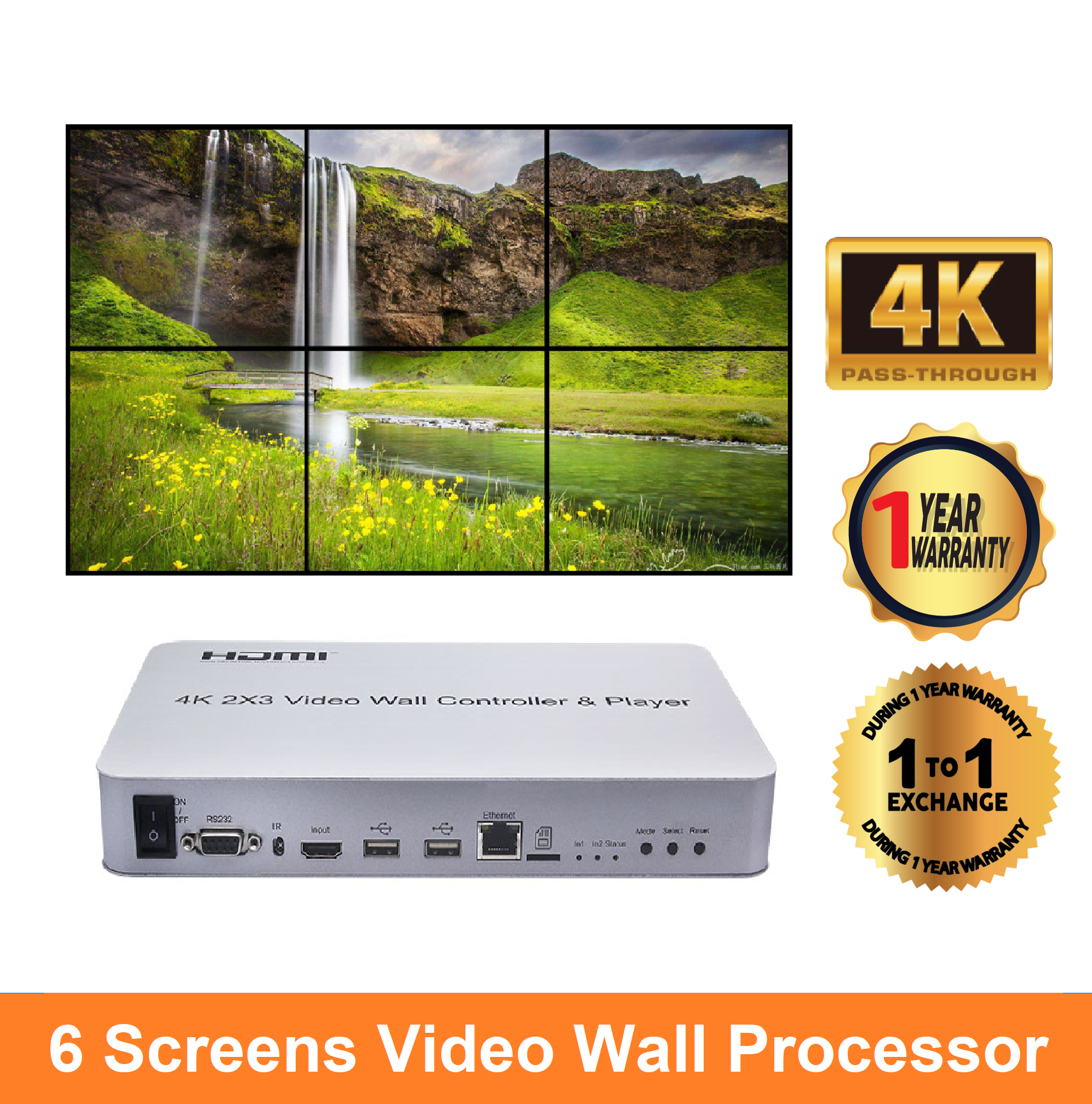 2x3 Video TV Wall Controller Processor | Lazada