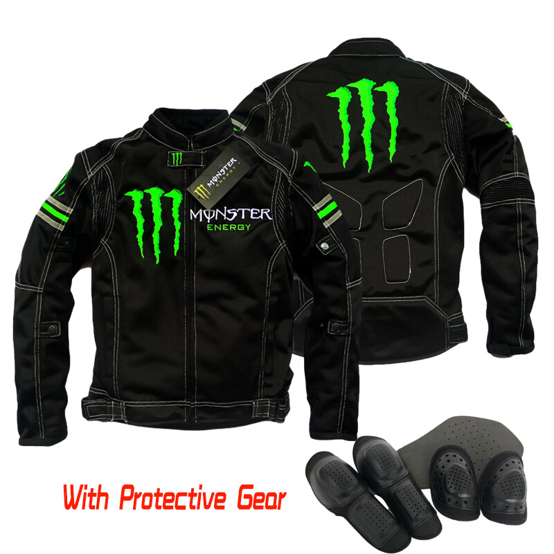 Monster Summer Men's Motorcycle Jacket Racing Suits Breathable Mesh ...
