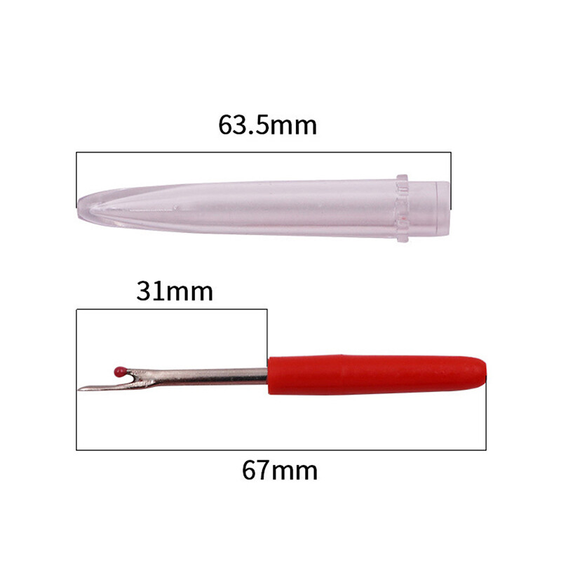HONG 10Pcs ที่จับพลาสติก Craft เครื่องตัดด้าย Seam Ripper Stitch ...
