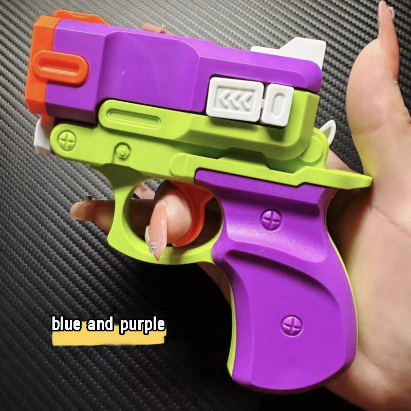 【2024 new model】 Carrot rubber band gun toy repeater gun model mini ...
