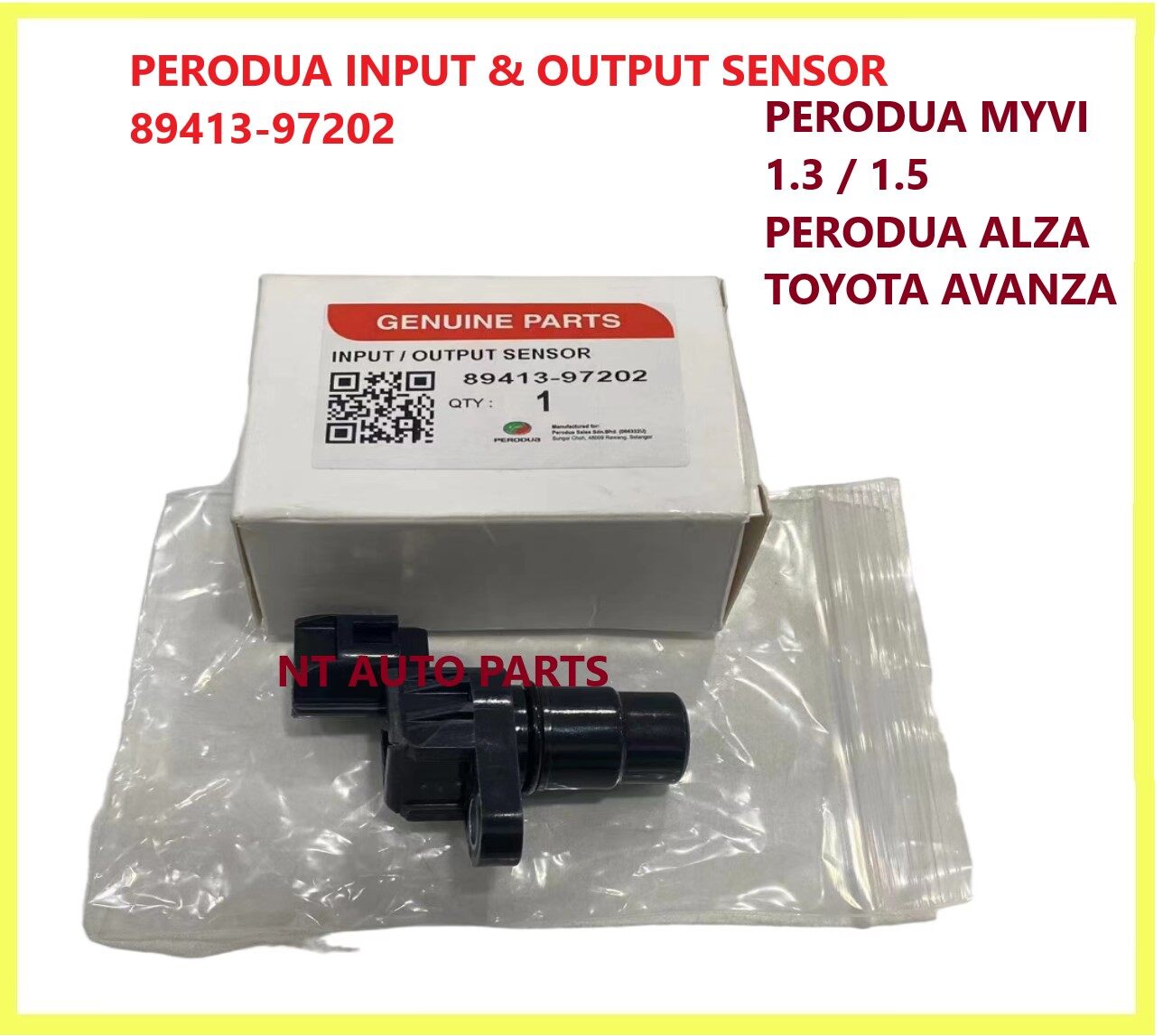 Original Perodua Alza Myvi 1.3/1.5 Auto Gear Box Sensor Input Output ...