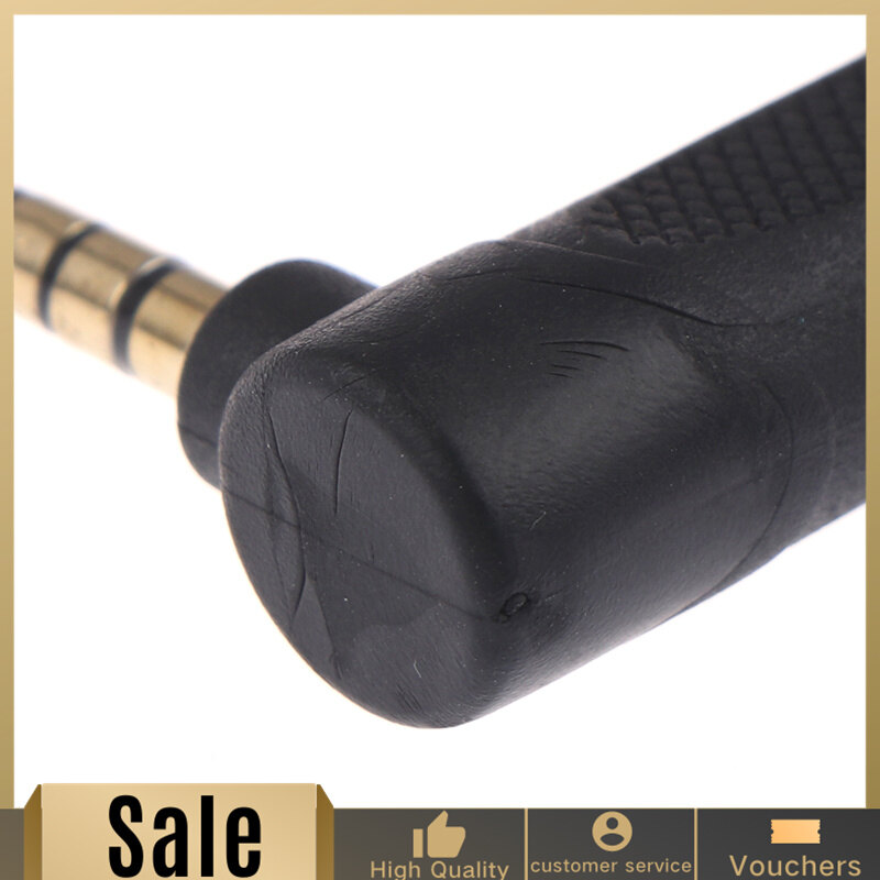 Panda 3.5MM Male To Female L Shape Adapter Audio Microphone Jack Stereo ...