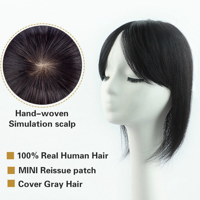 100% Real Human Hair Wigs for Women Natural Lifelike Increase Hair ...