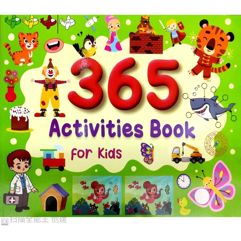 [FUNBOOK] 365 Activities for Kids / Buku Game untuk kanak-kanak | Lazada