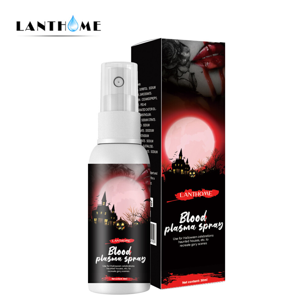 【DUcare】LANTHOME Halloween Plasma Spray Simulation Vampire Fake Blood ...