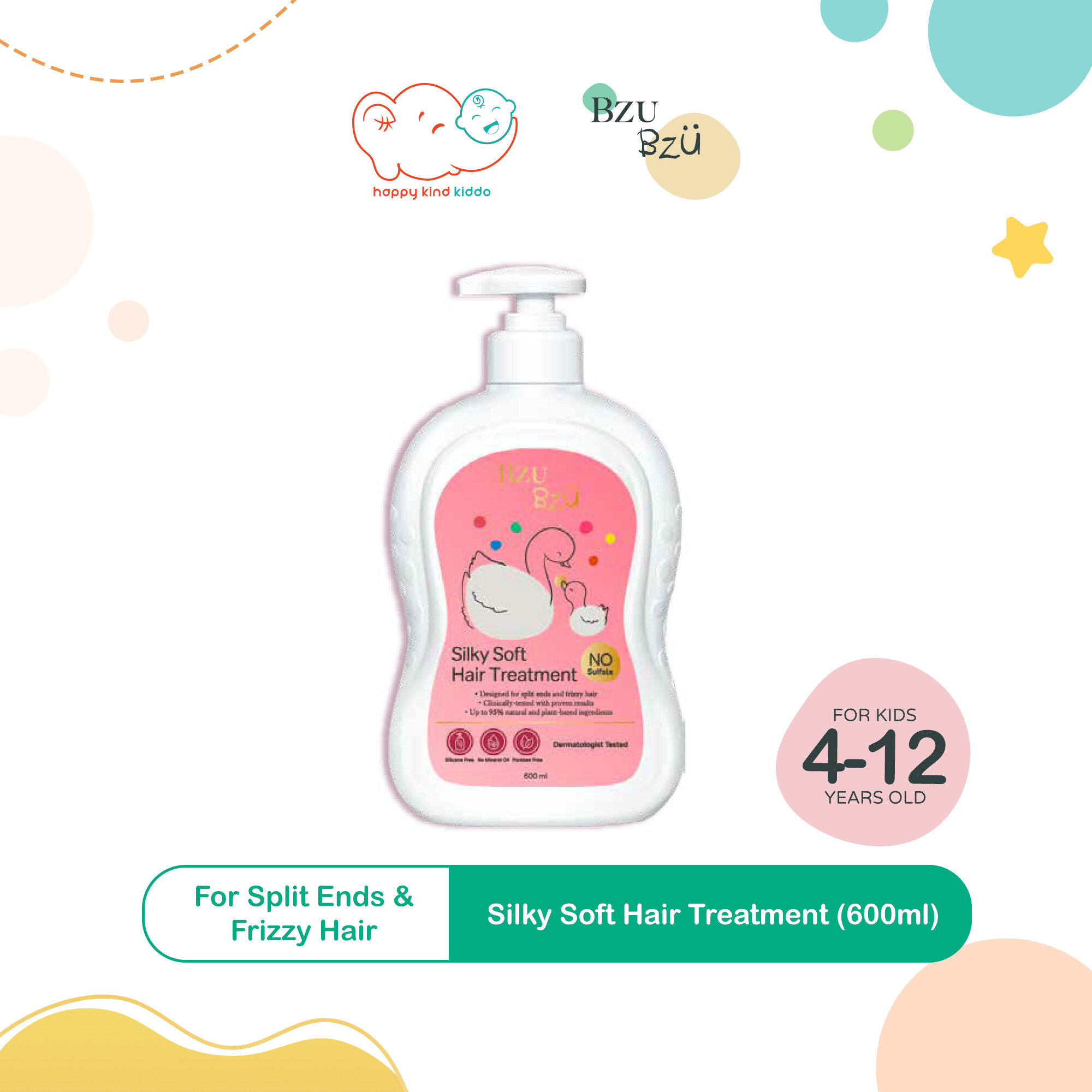 Bzu Bzu Silky Soft Hair Treatment, 600mL | Lazada