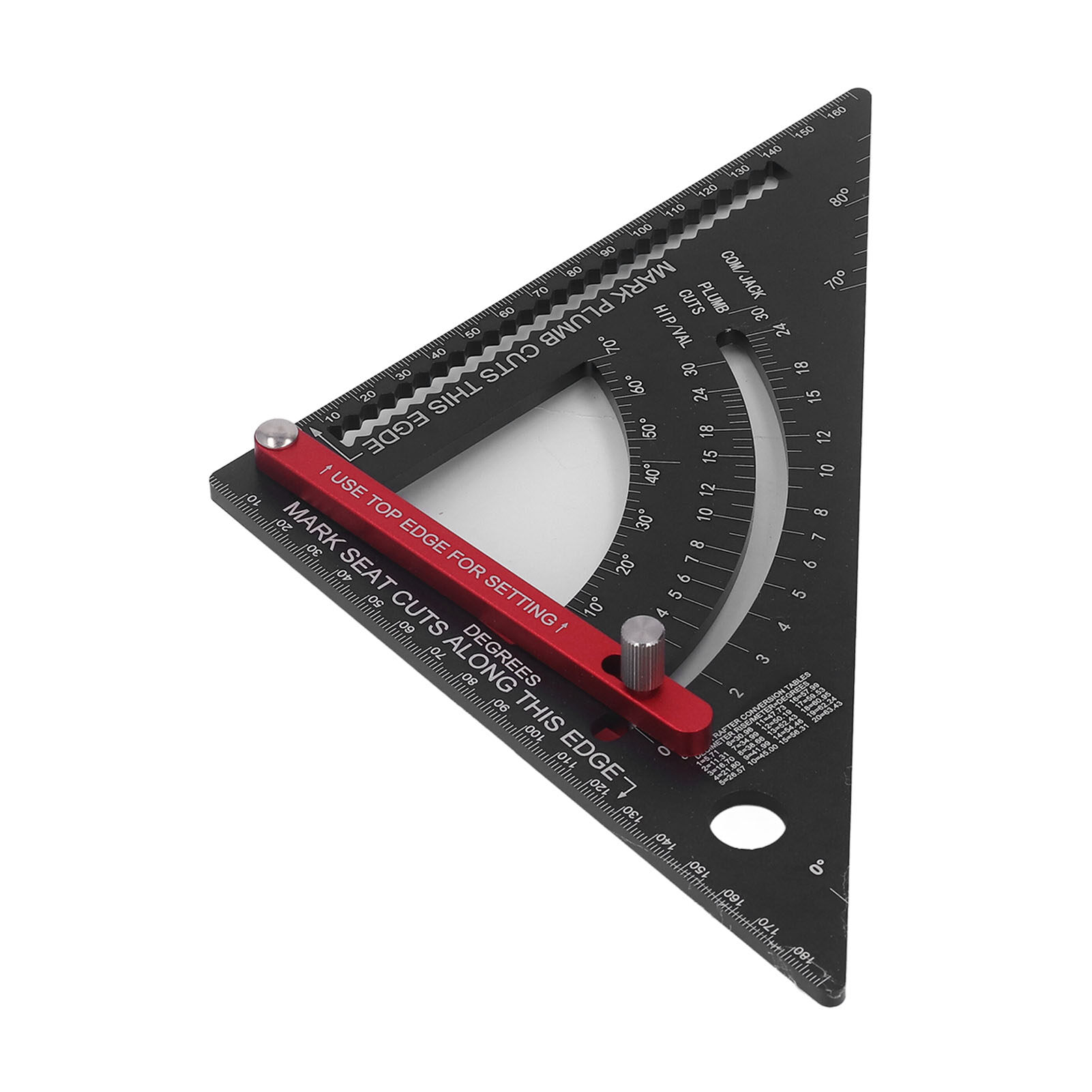 Woodworking Triangle Ruler with Goniometer Adjustable Right Angle ...