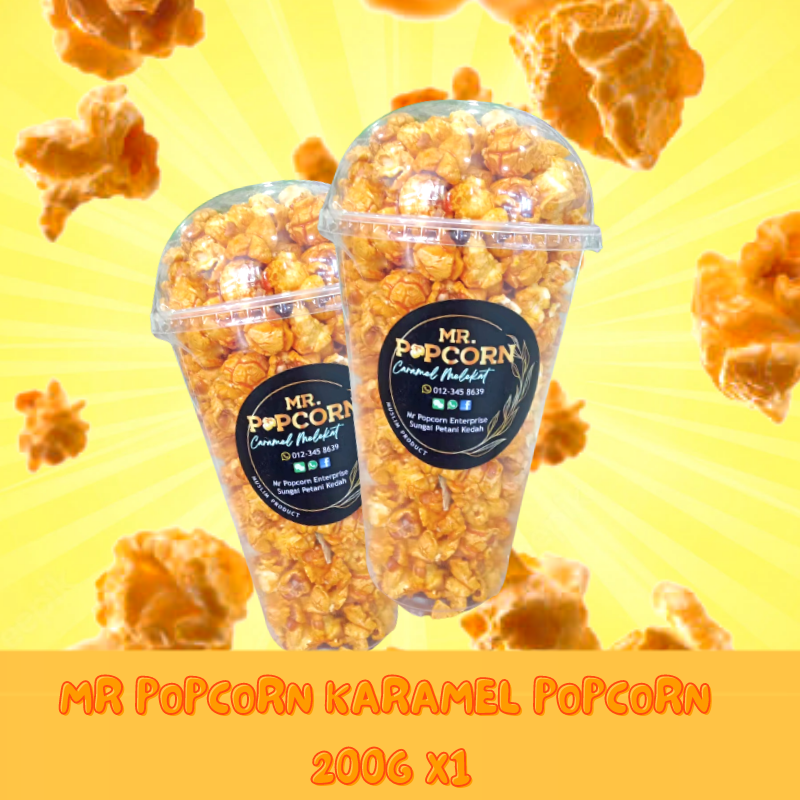 MR POPCORN Instant Snack Salted Caramel Crispy Popcorn Snek Segera ...