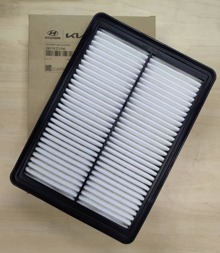 AIR FILTER ( ORIGINAL ) [ 28113-C1100 ] KIA OPTIMA K5 GT 2016 YEAR ...