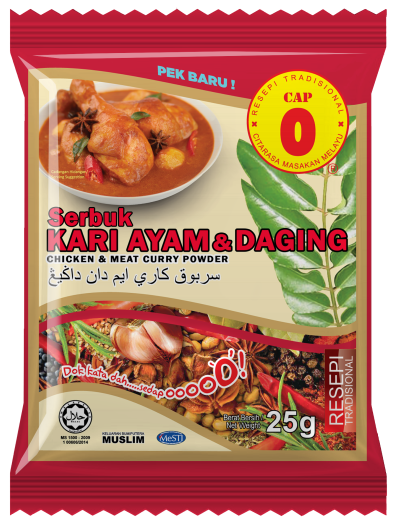 Rempah Cap O Serbuk Kari Ikan Curry Original Korma Ayam Kurma Daging ...