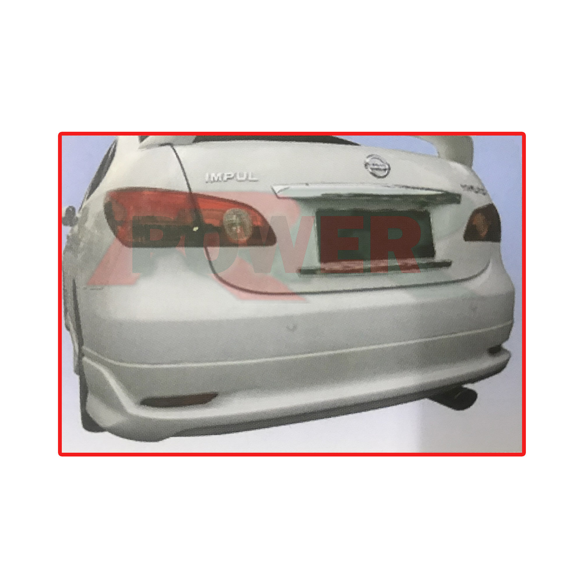 Nissan Sylphy Second Generation (G11, 2005–2012) IP Style Rear Back ...
