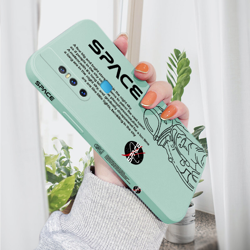 Hontinga Casing Case For Xiaomi Poco M3 Case NASA Astronaut Moon Design Case Square Original ...