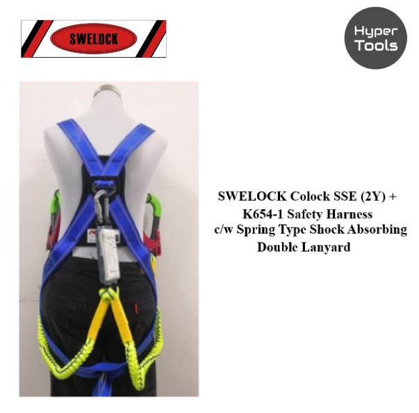 SWELOCK (Korea) Colock SSE (2Y) + K654-1 Safety Harness c/w Spring Type ...