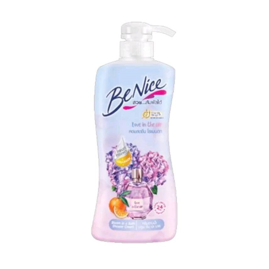 BeNice บีไนท์ ครีมอาบน้ำ บลูม อิน อะ บาธ แบบขวด ขนาด 450 มล. หอมละมุม ...