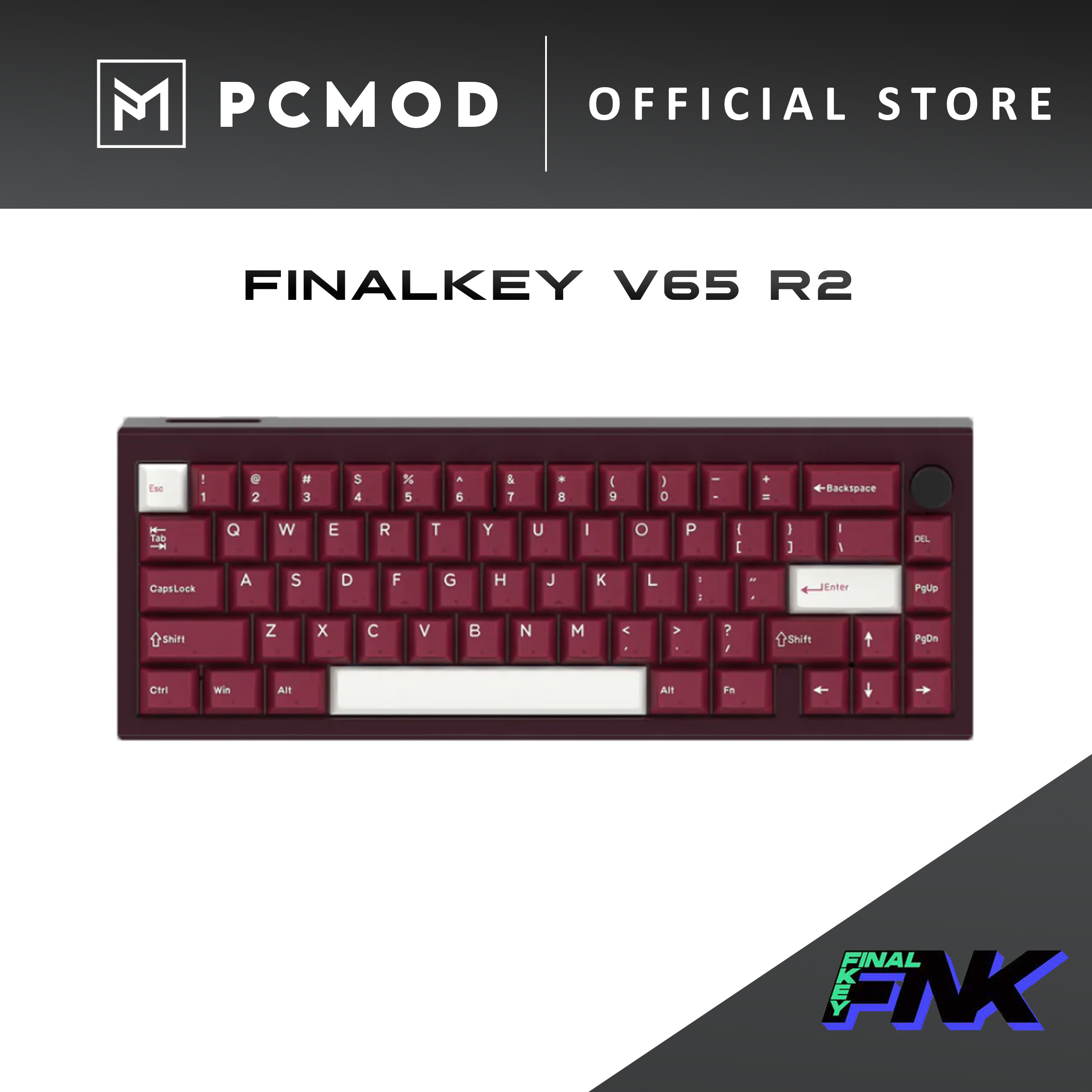 Finalkey V65 R2 Aluminum Custom Mechanical Keyboard | PCMOD x KEYMOD ...