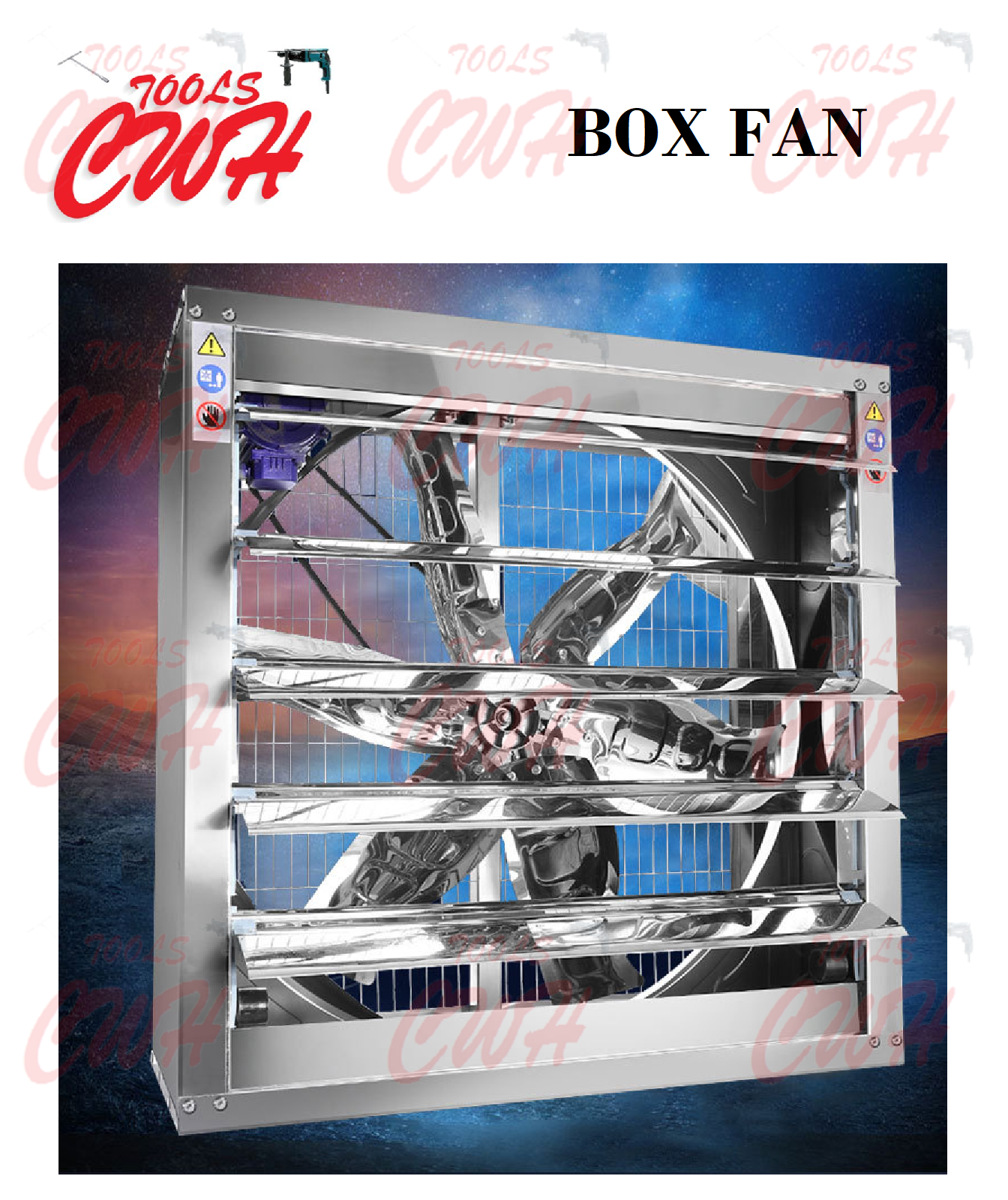 12"-24" BELT DRIVEN BOX VENTILATION VENTILATE EXHAUST FAN VETILATOR ...