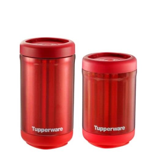 TUPPERWARE Stacking Thermal Flask Set [2pc] Buy Both & save more | Lazada