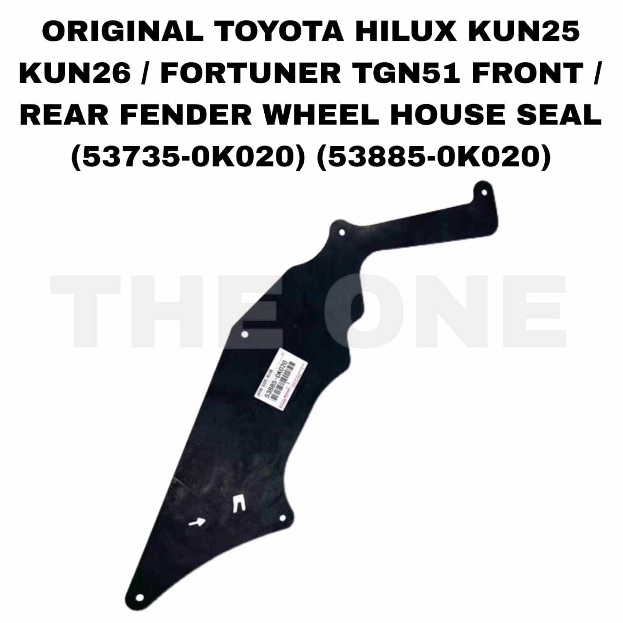 ORIGINAL TOYOTA HILUX KUN25 KUN26 / FORTUNER TGN51 FRONT / REAR FENDER ...