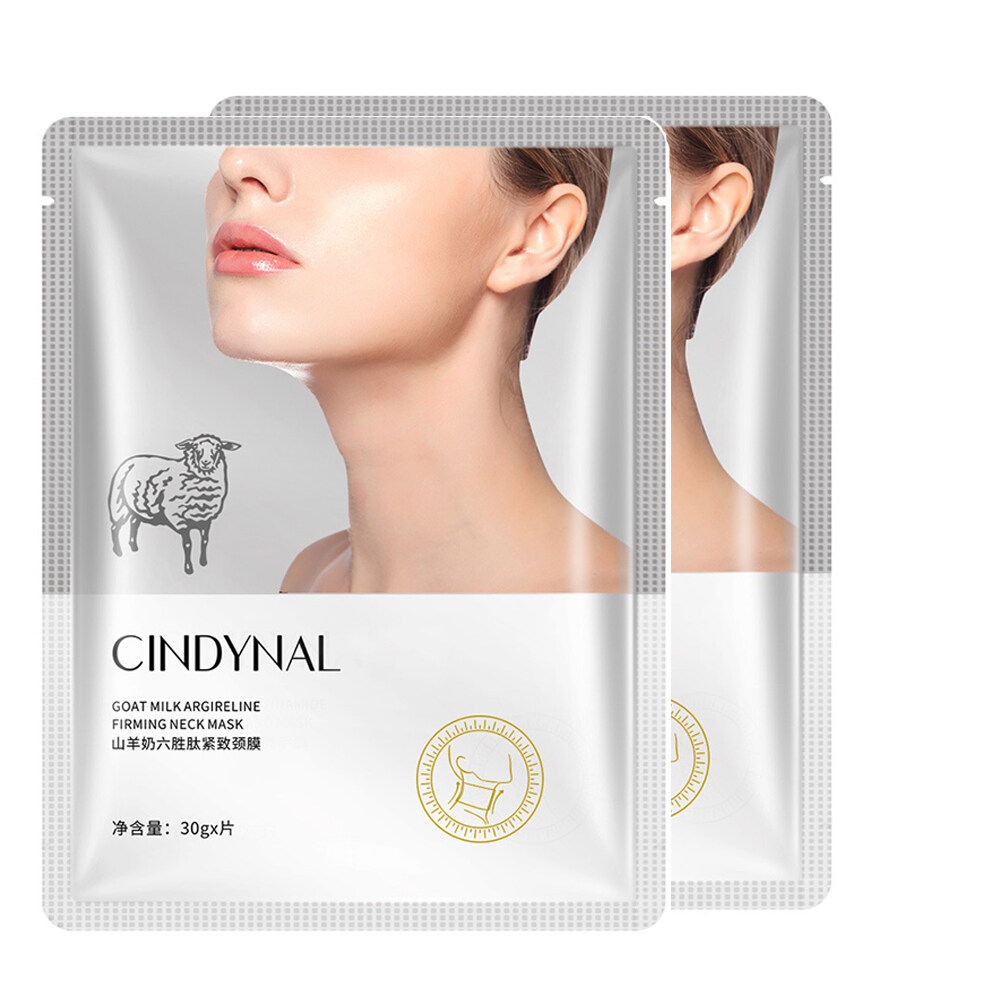 Goat Milk Hexapeptide Neck Mask Hydrating Whitening Collagen Neck Patch ...