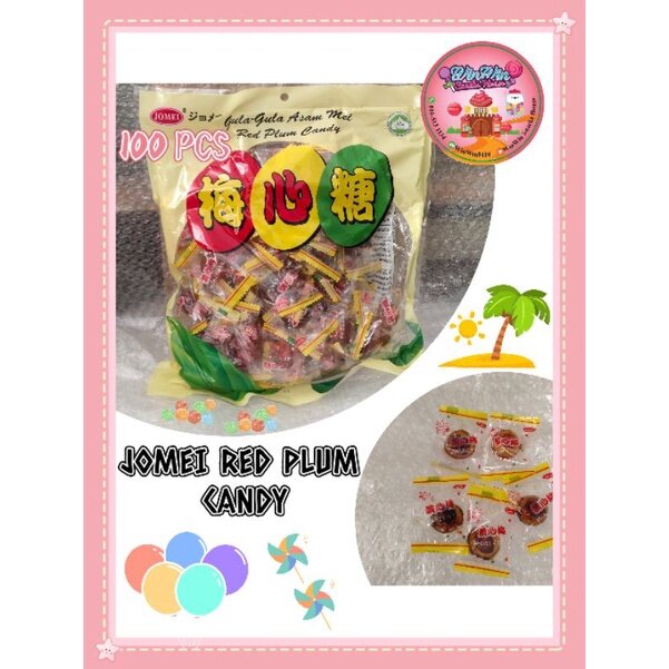 JOMEI RED PLUM CANDY 梅心糖 | Lazada