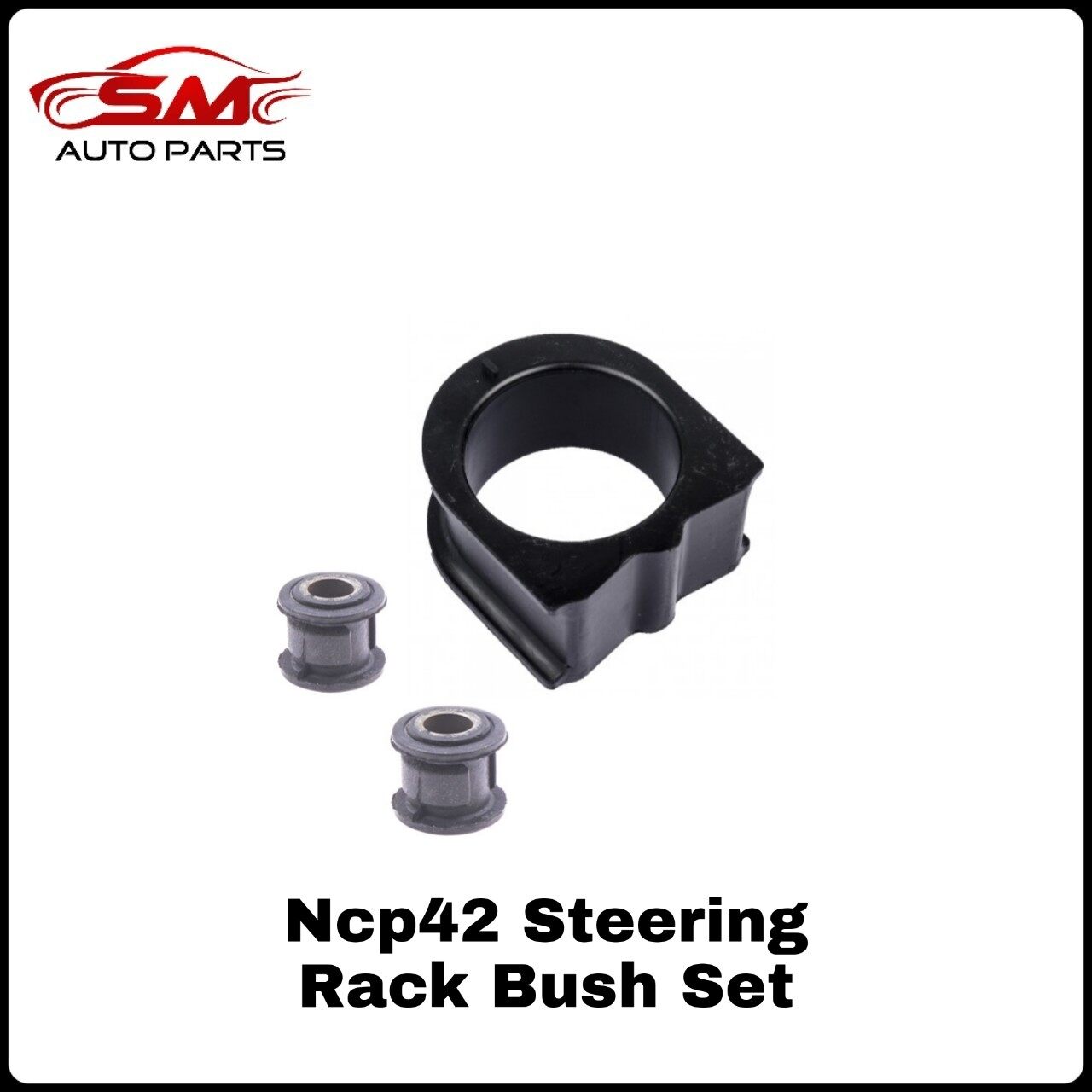 Toyota Vios NCP42 OEM Steering Rack Bush Set ( High Quality Rubber ...