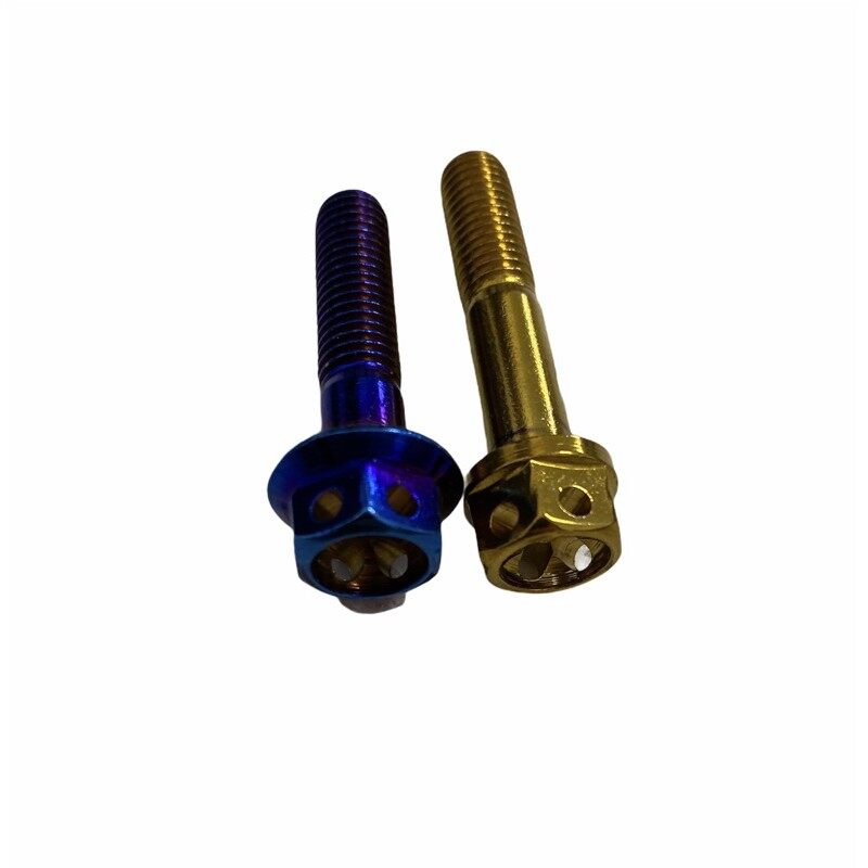 SCREW M8-35 M8-40 GOLD / TITANIUM SAIZ 12 UNIVERSAL | Lazada