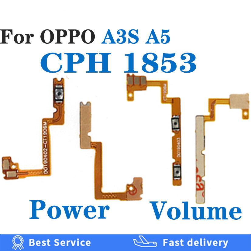 New For OPPO A3S / A5 CPH1803 / CPH1853 Power on / off Switch Button ...