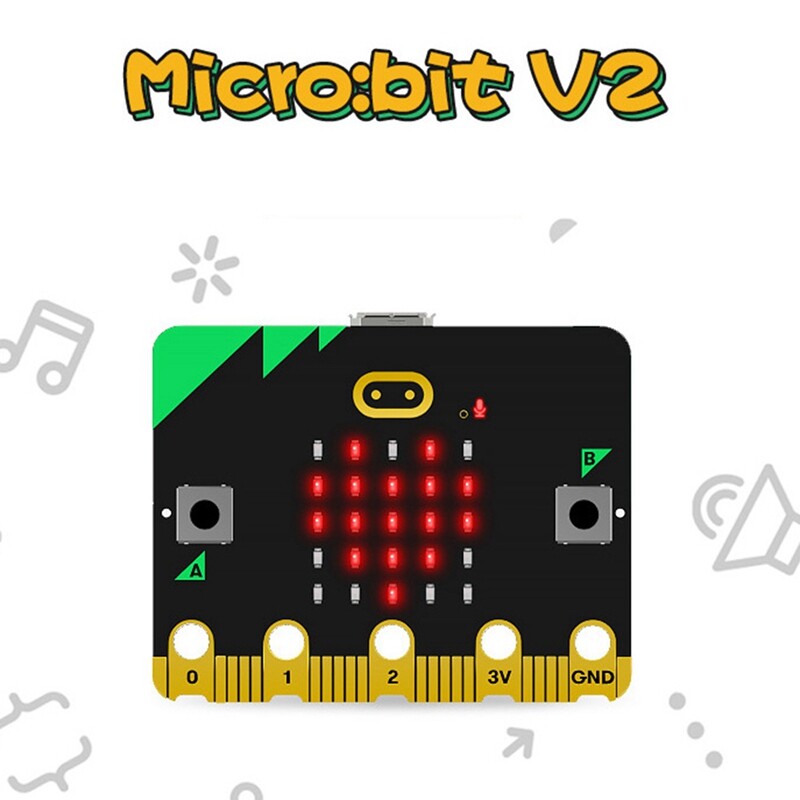 1 PCS Bbc Microbit V2.0 Motherboard an Introduction to Graphical Programming in Python PCB V2.0 ...