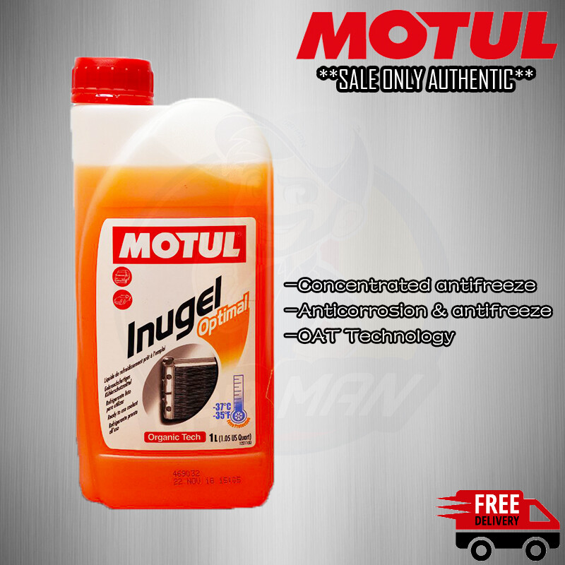 MOTUL COOLANT INUGEL OPTIMAL 1L 100% ORIGINAL | Lazada