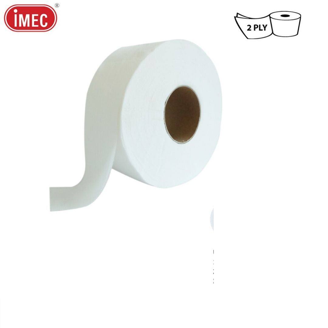 Pure Pulp Jumbo Tissue Paper / Roll Go Green, IMEC KJ Pulp, 2 Ply ...