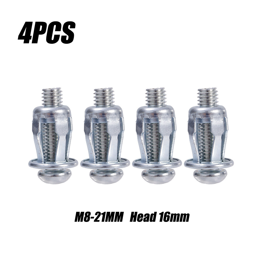 M4 M5 M6 M8 Petal Rivets Nut Car License Screw Nut Metal Iron Base ...